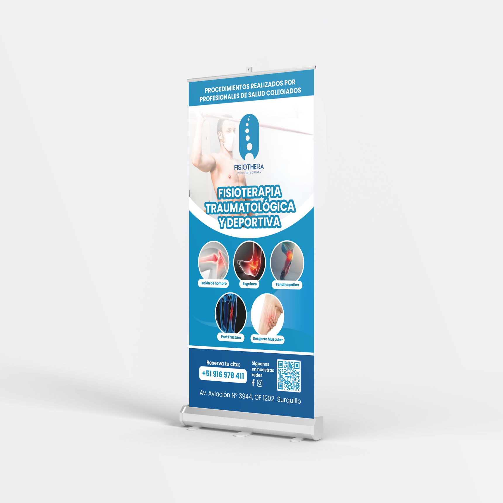 Banner Roll Screen Publicitario - Duplografic