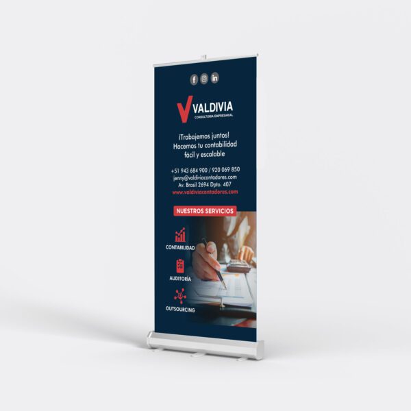Banner Roll Screen Publicitario - Duplografic
